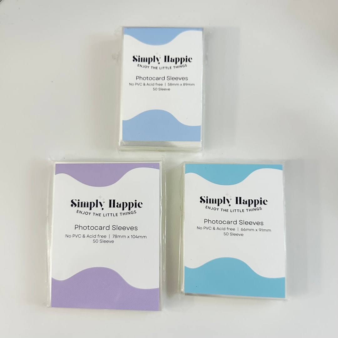 Premium Photocard Card Sleeves | Kpop Photocard Sleeve | Card Protector ...