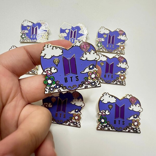 Bts Enamel Pin - Etsy