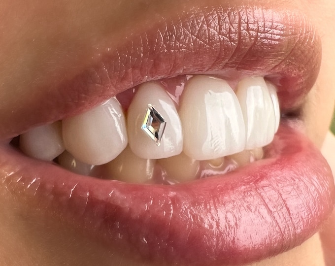 18k Diamond Bezel Gold Tooth Gem Vs Diamond Tooth Gem Tooth Charm Teeth Gems Tooth Jewelry - Etsy