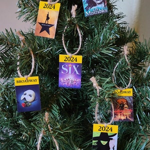 Broadway Program Ornaments (2" X 1.3") | Gift for Theater & Broadway ...