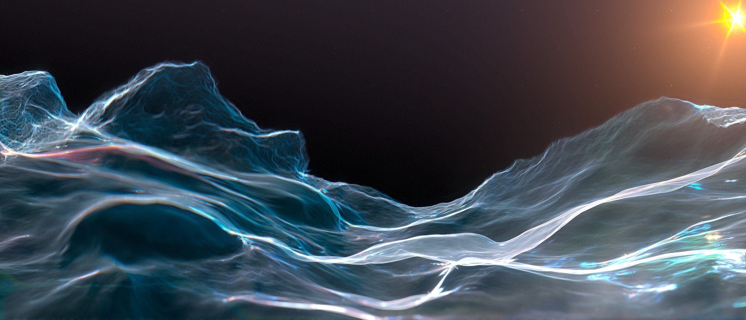 Fractals Waves Wallpaper Monitor 7K Ultrawide-widescreen and Phones ...