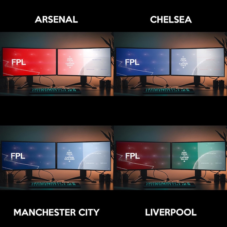 FPL Widescreen Dual Monitor Wallpapers Organizer - Arsenal - Chelsea ...