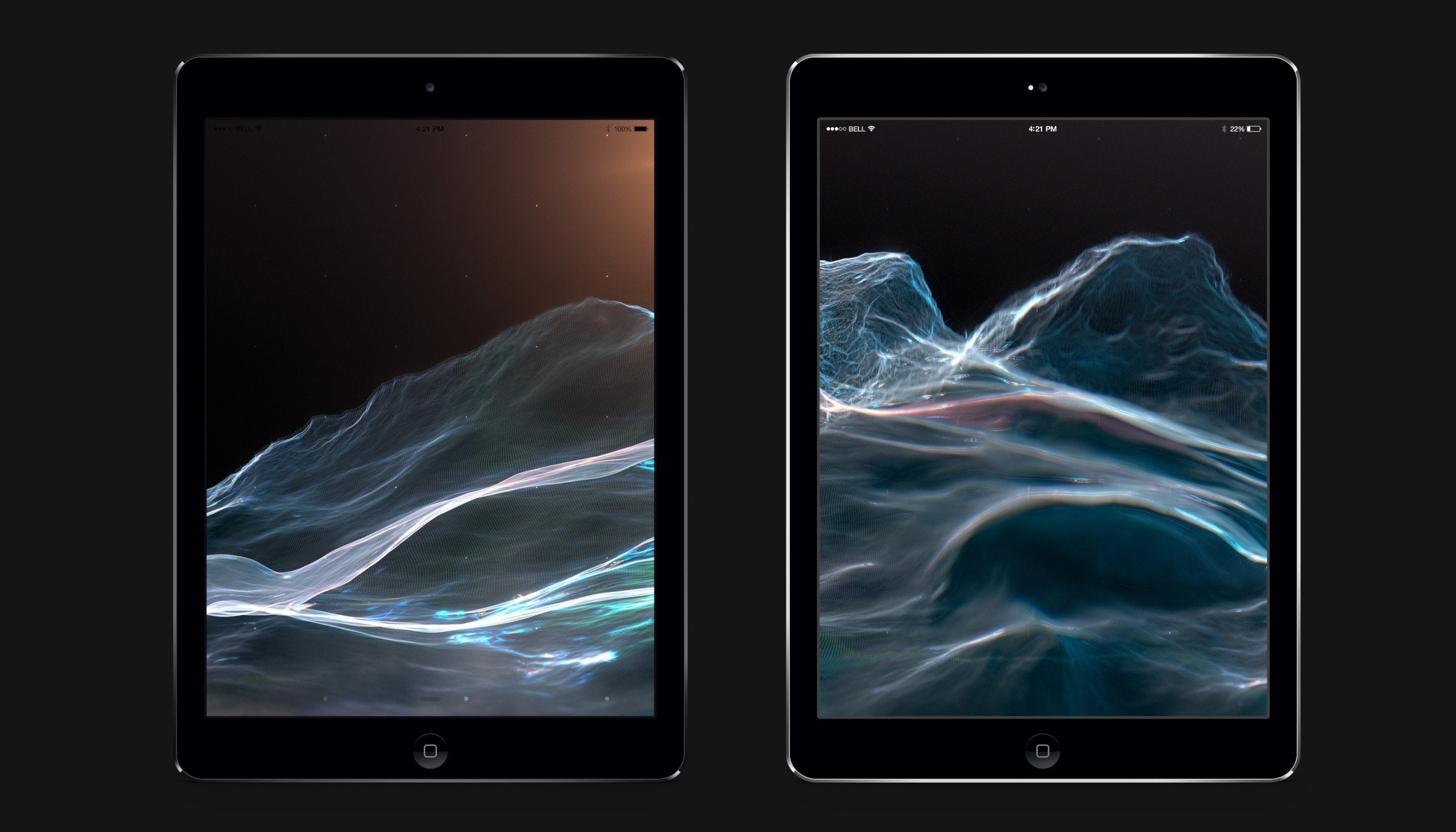 Fractals Waves Wallpaper Monitor 7K Ultrawide-widescreen and Phones ...