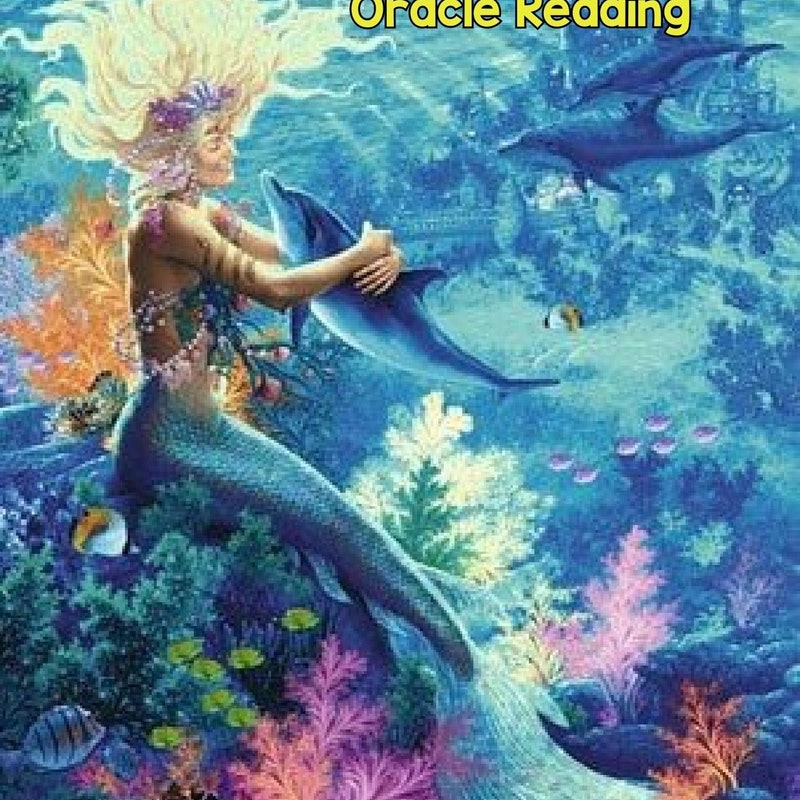 Mermaid and Dolphin - Etsy