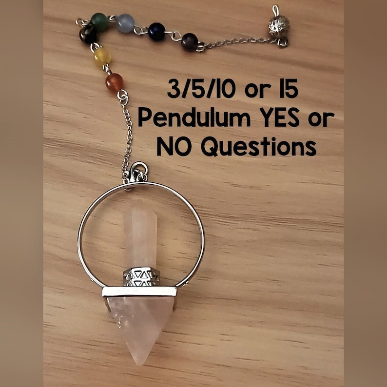 3 / 5 / 10 or 15 Yes or No Pendulum Reading. - Etsy