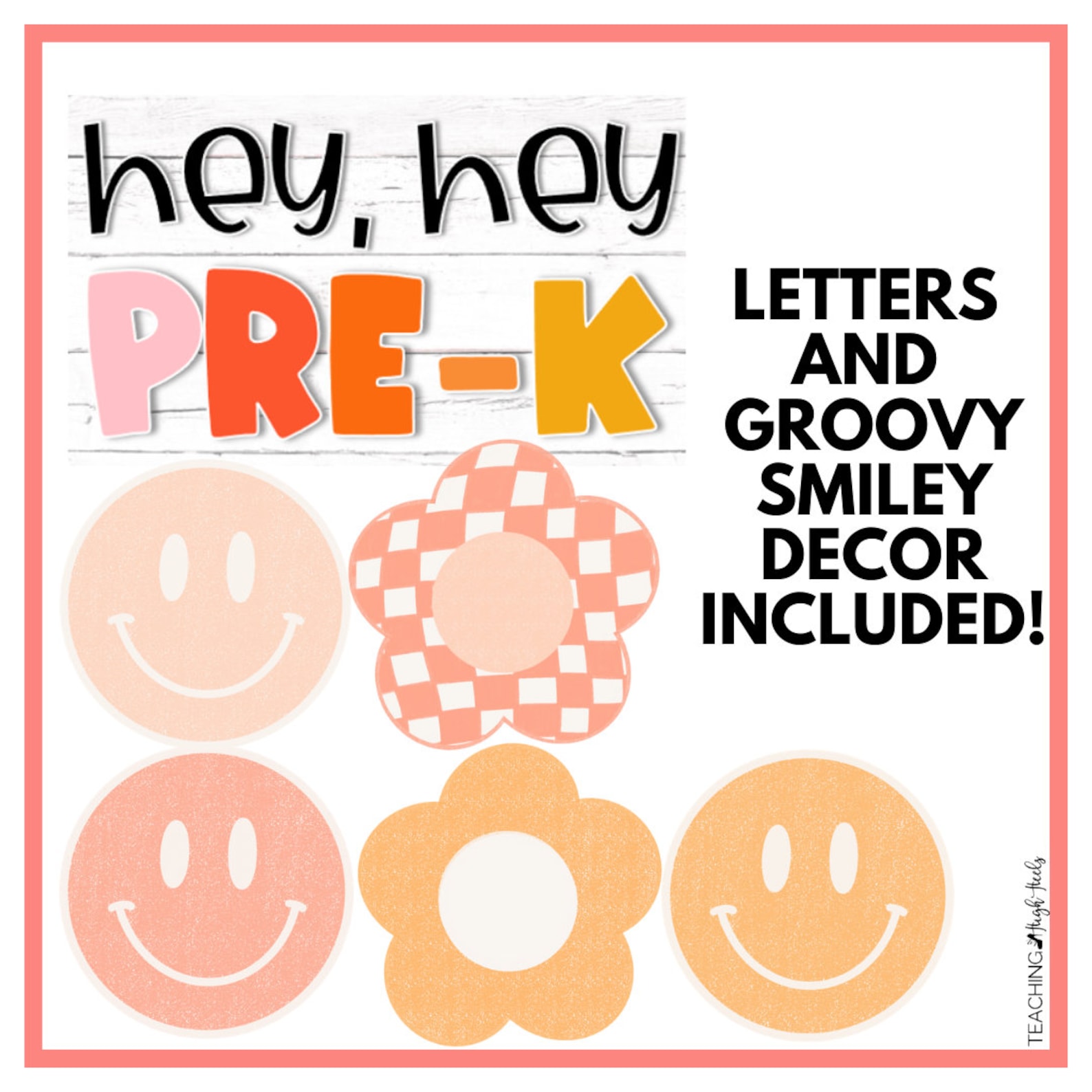 Pre-k Bulletin Board Kit | Classroom Decor Set | Door Decor | Calm ...