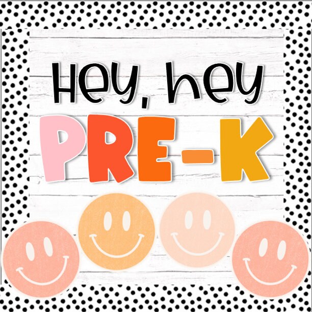 Pre-k Bulletin Board Kit | Classroom Decor Set | Door Decor | Calm ...