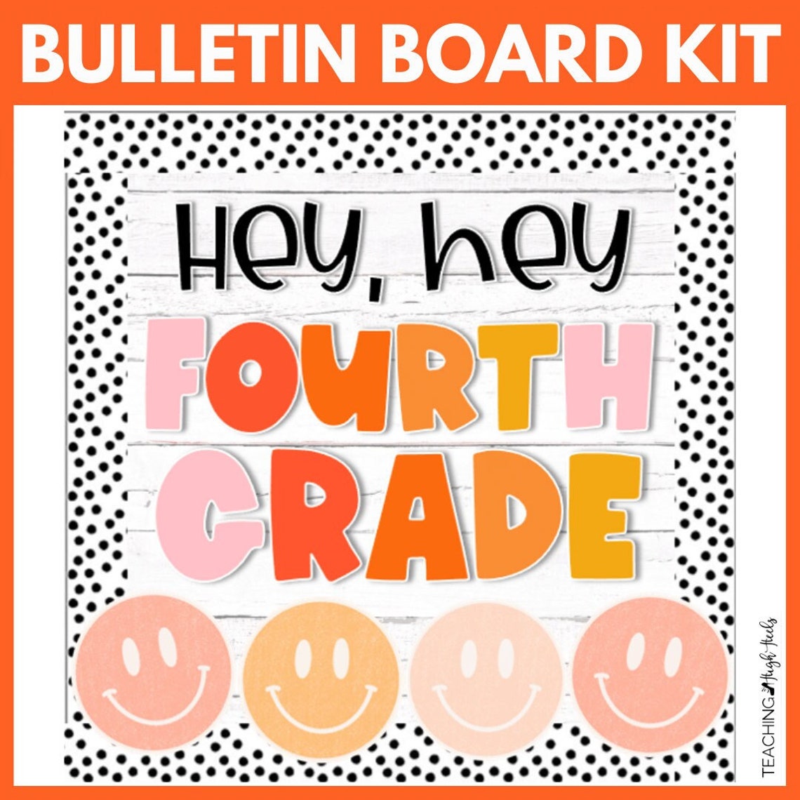 Fourth Grade Bulletin Board Kit | Classroom Decor Set | Door Decor ...
