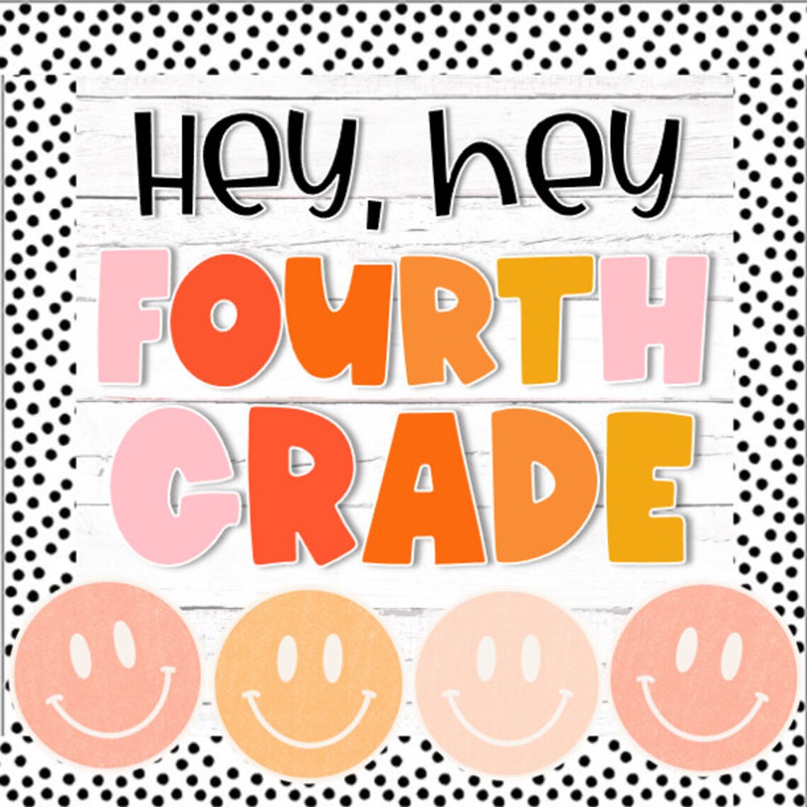 Fourth Grade Bulletin Board Kit | Classroom Decor Set | Door Decor ...