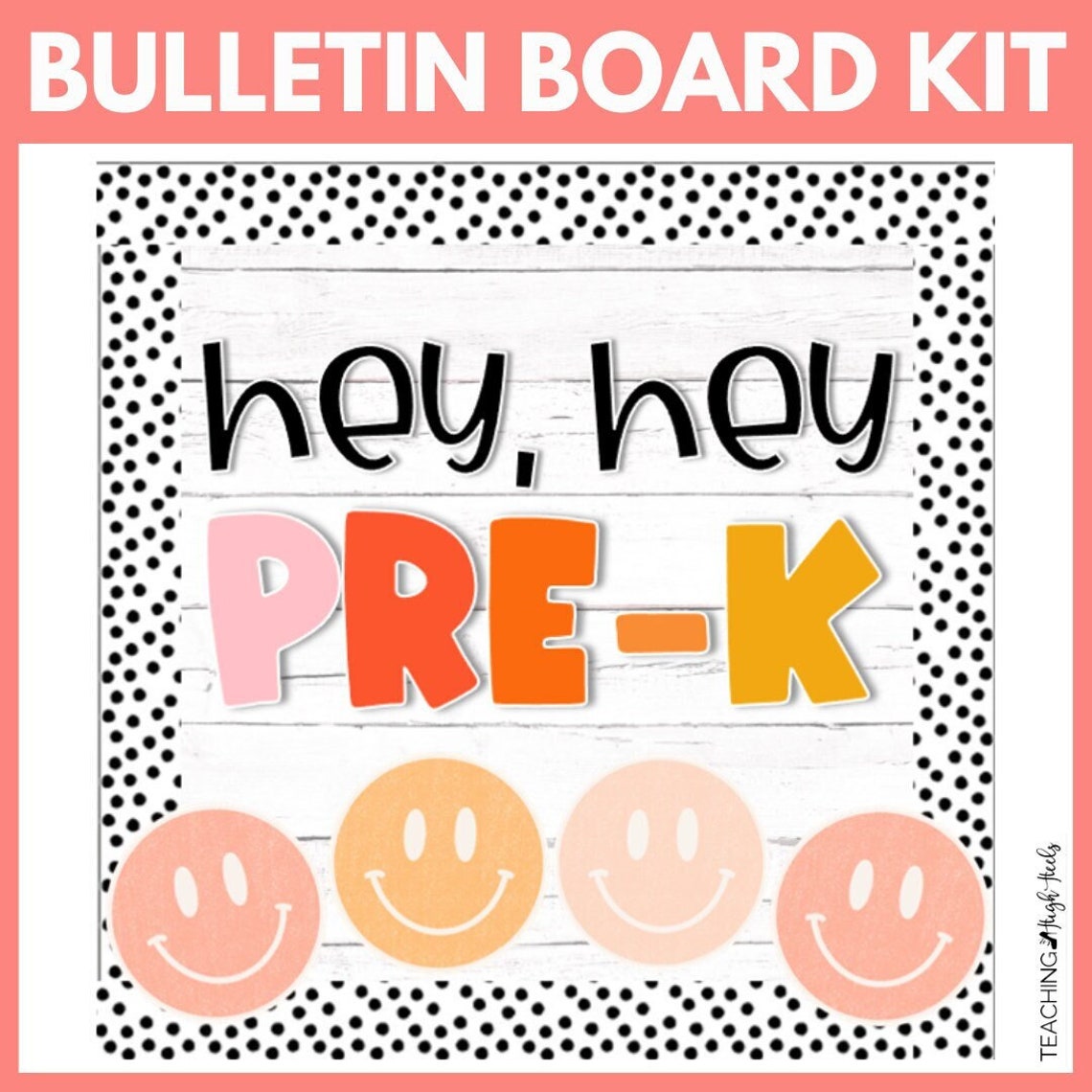 Pre-k Bulletin Board Kit | Classroom Decor Set | Door Decor | Calm ...