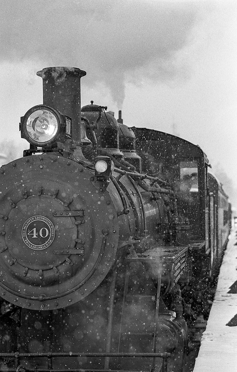 Film Photograph of Steam Engine | WALLPAPER | Ready for PRINT | Instant ...