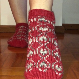 Heart Ankle Socks -knitting Pattern - Etsy