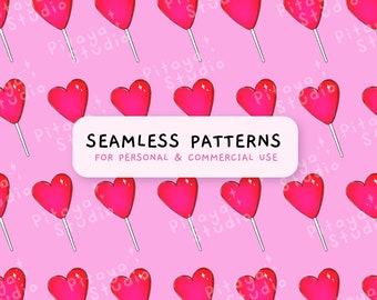 Candy Digital Paper COMMERCIAL USE Candy Pattern Printable - Etsy