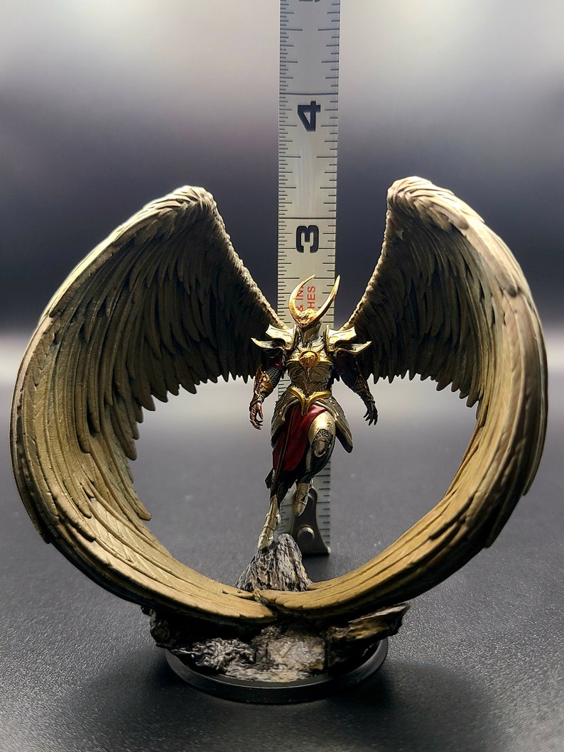 Angel Fighter Painted Miniature, Hand-painted Tabletop Ready for ...