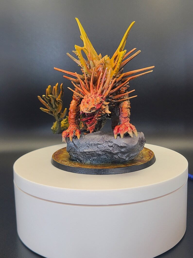 Basilisk Miniature Hand Painted Dnd Figure, Tabletop Ready for Dungeons ...