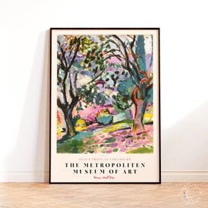 Henri Matisse Poster, Olive Trees at Collioure, Modern Art Print ...