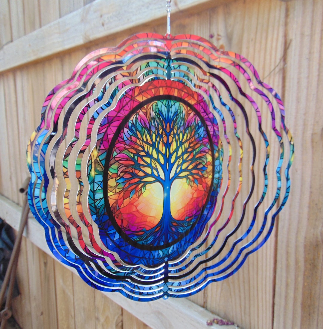 Tree of Life Wind Spinner - Etsy