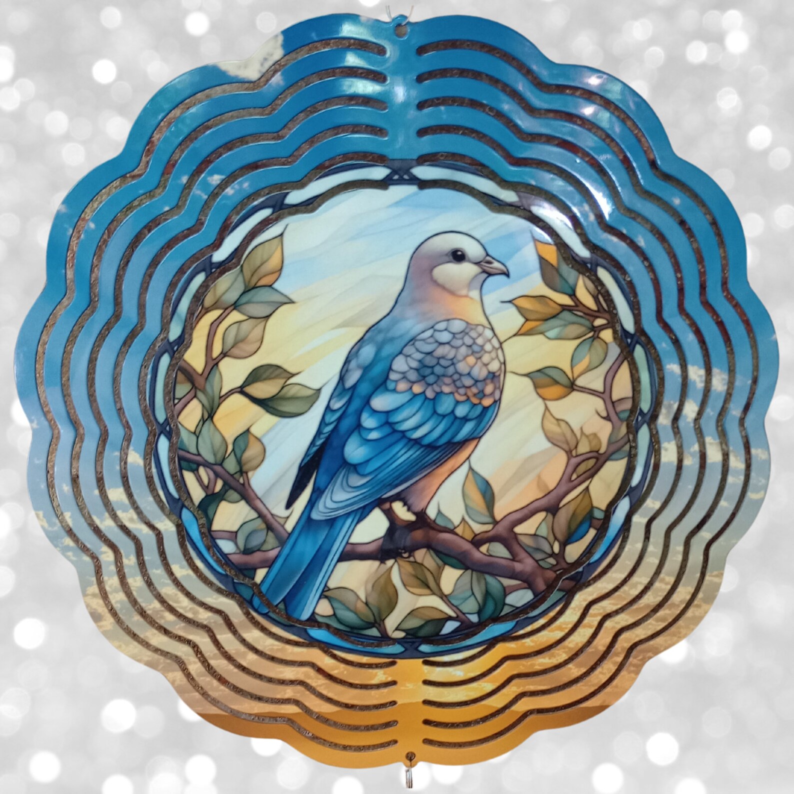 Owl Wind Spinners, Dove Wind Spinner With Crystal Suncatchers for ...