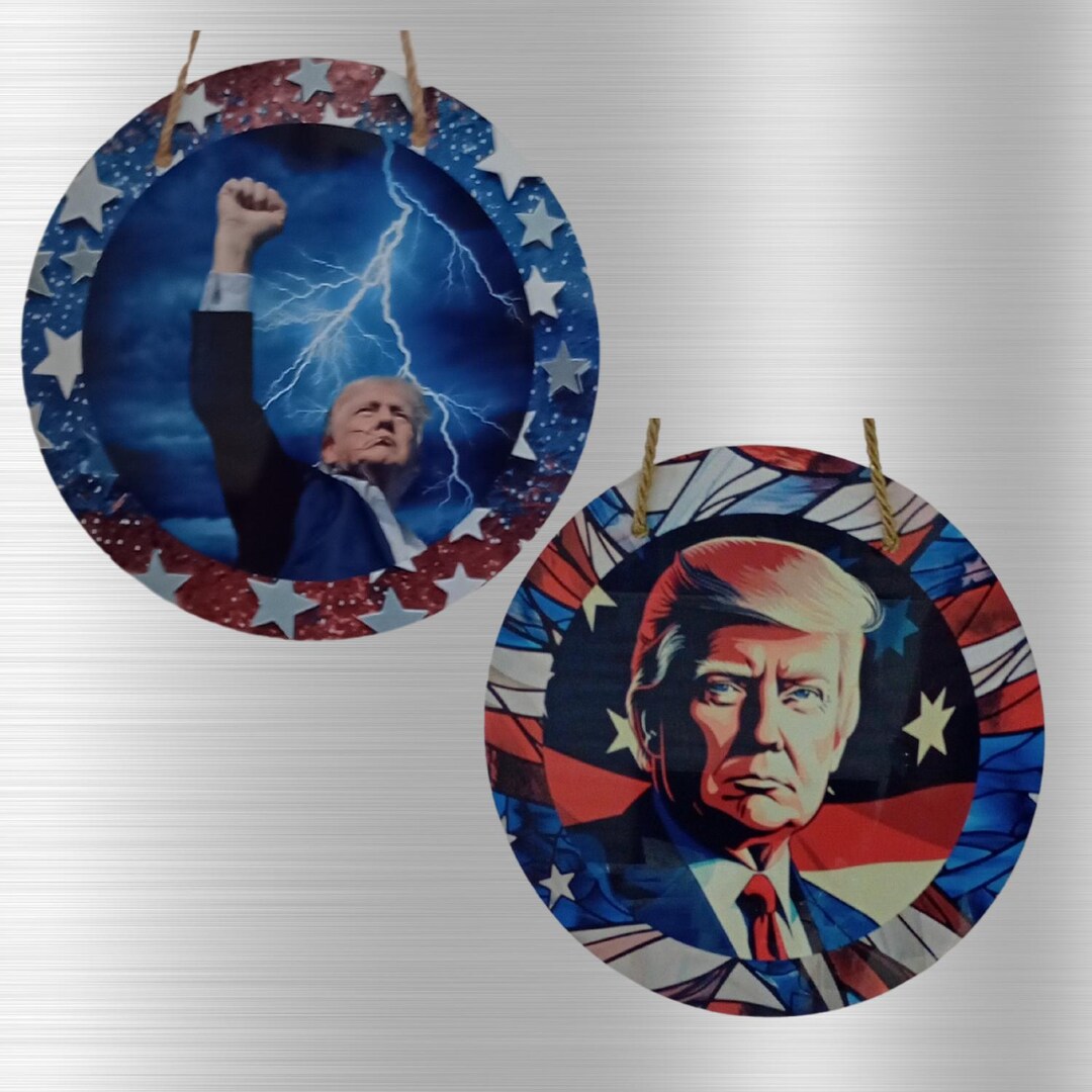Metal Trump Signs, Available in 10 Inch or 12 Inch. - Etsy