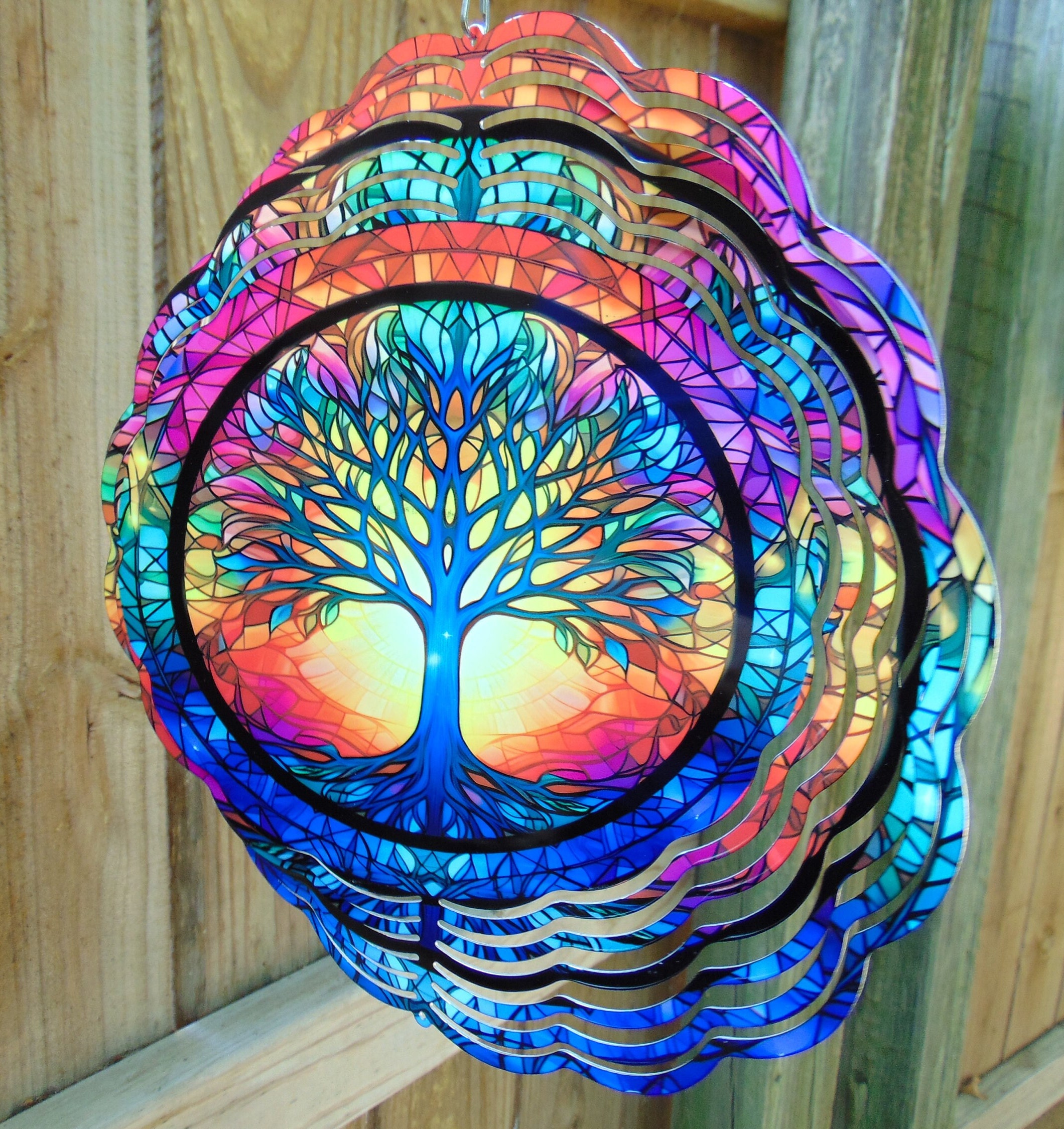 Tree of Life Wind Spinner - Etsy