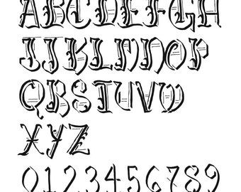 True Type Old English Fonts - Etsy