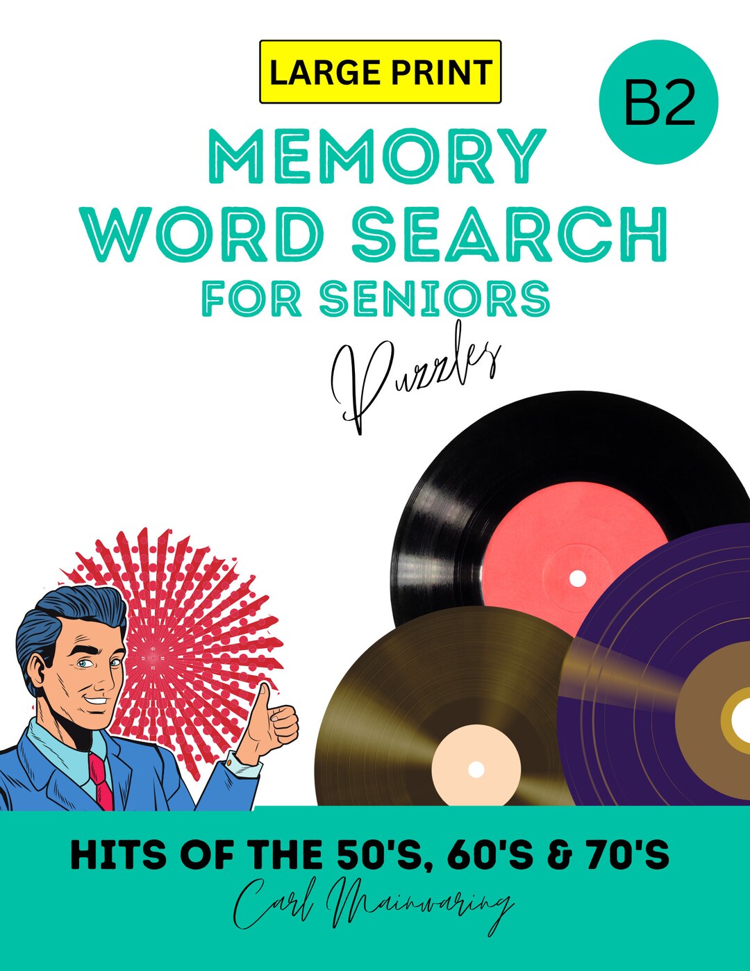 Download and Printable Memory Word Search for Seniors book 2 72 Puzzles ...