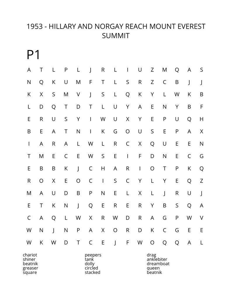 Download and Printable Memory Word Search for Seniors book 1 - Etsy