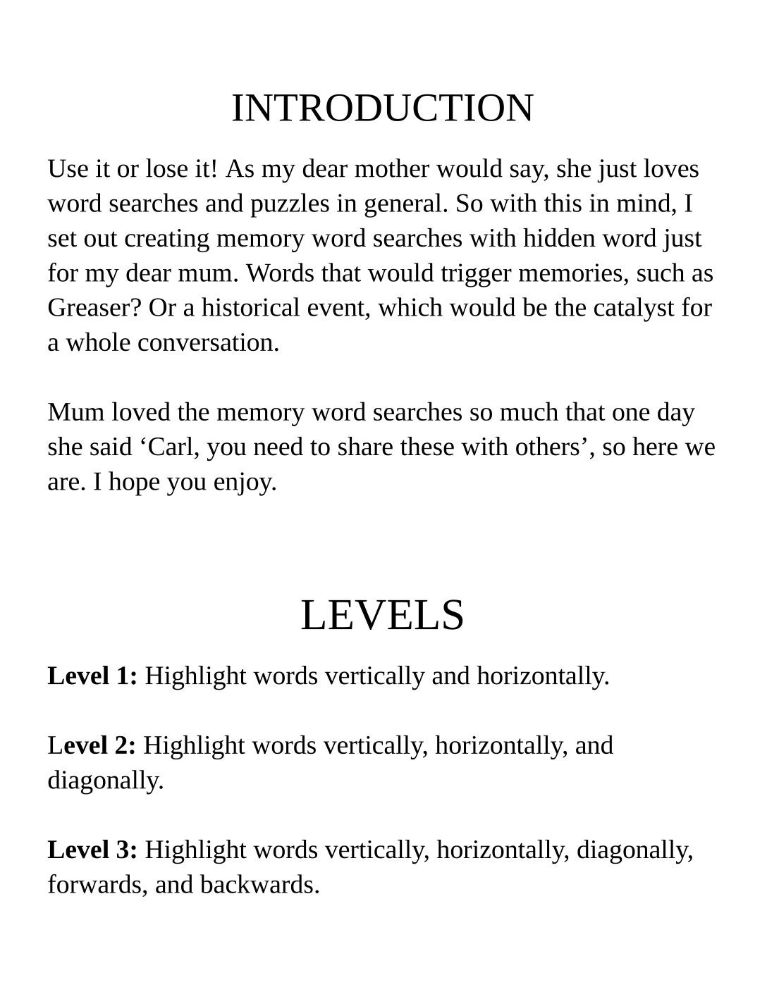 Download and Printable Memory Word Search for Seniors book 4 72 Puzzles ...