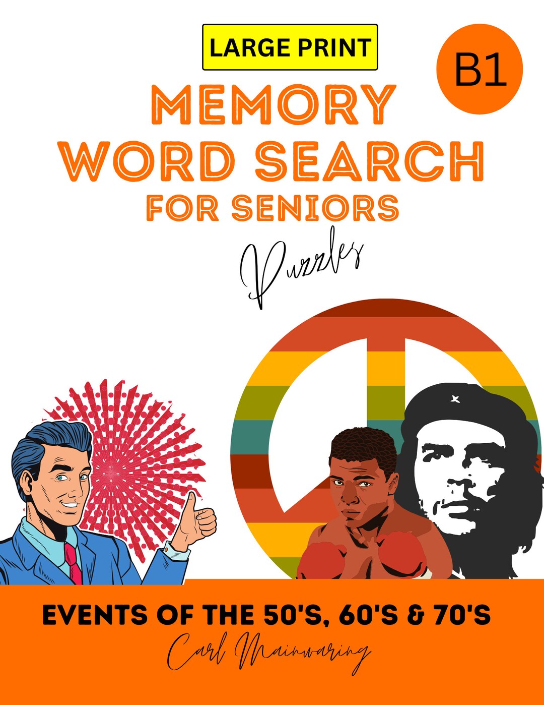 Download and Printable Memory Word Search for Seniors book 1 72 Puzzles ...