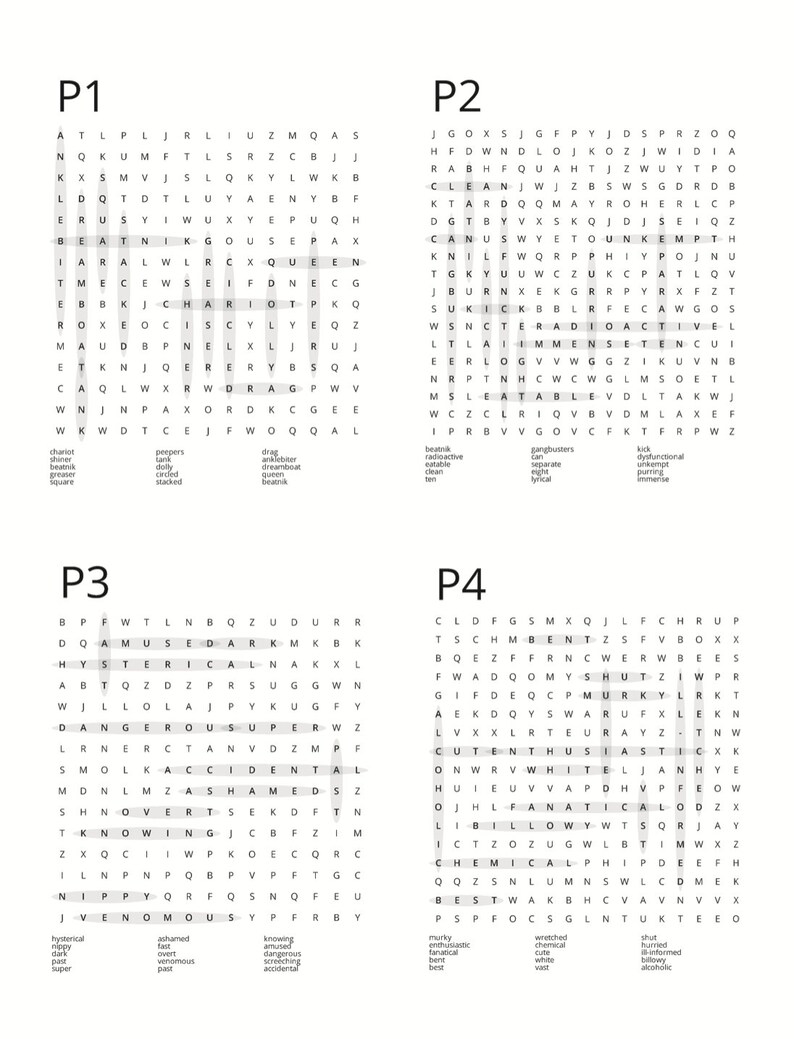 Download and Printable Memory Word Search for Seniors book 1 - Etsy
