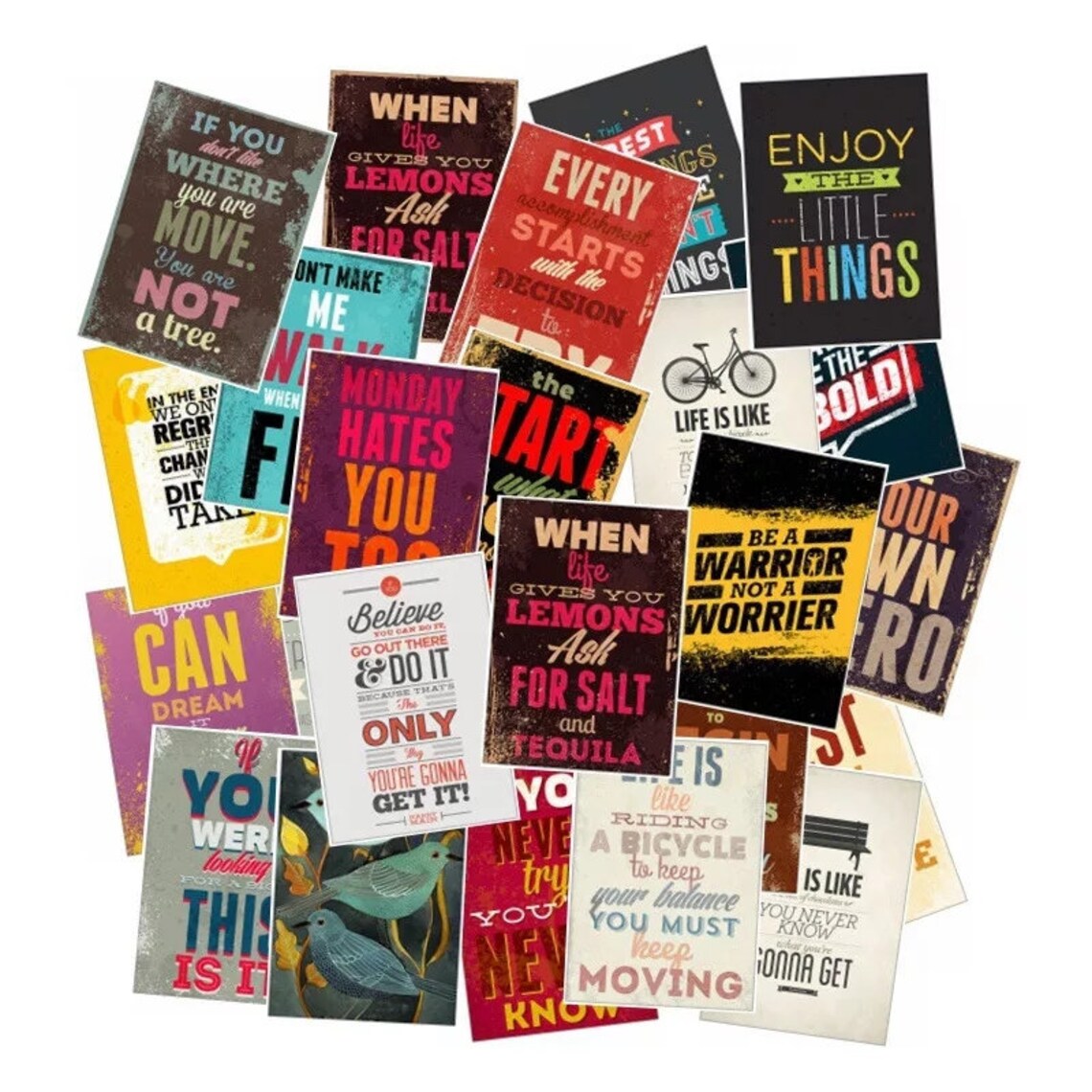 Motivational Quotes Stickers | Life Planner Stickers| Journal Writing ...