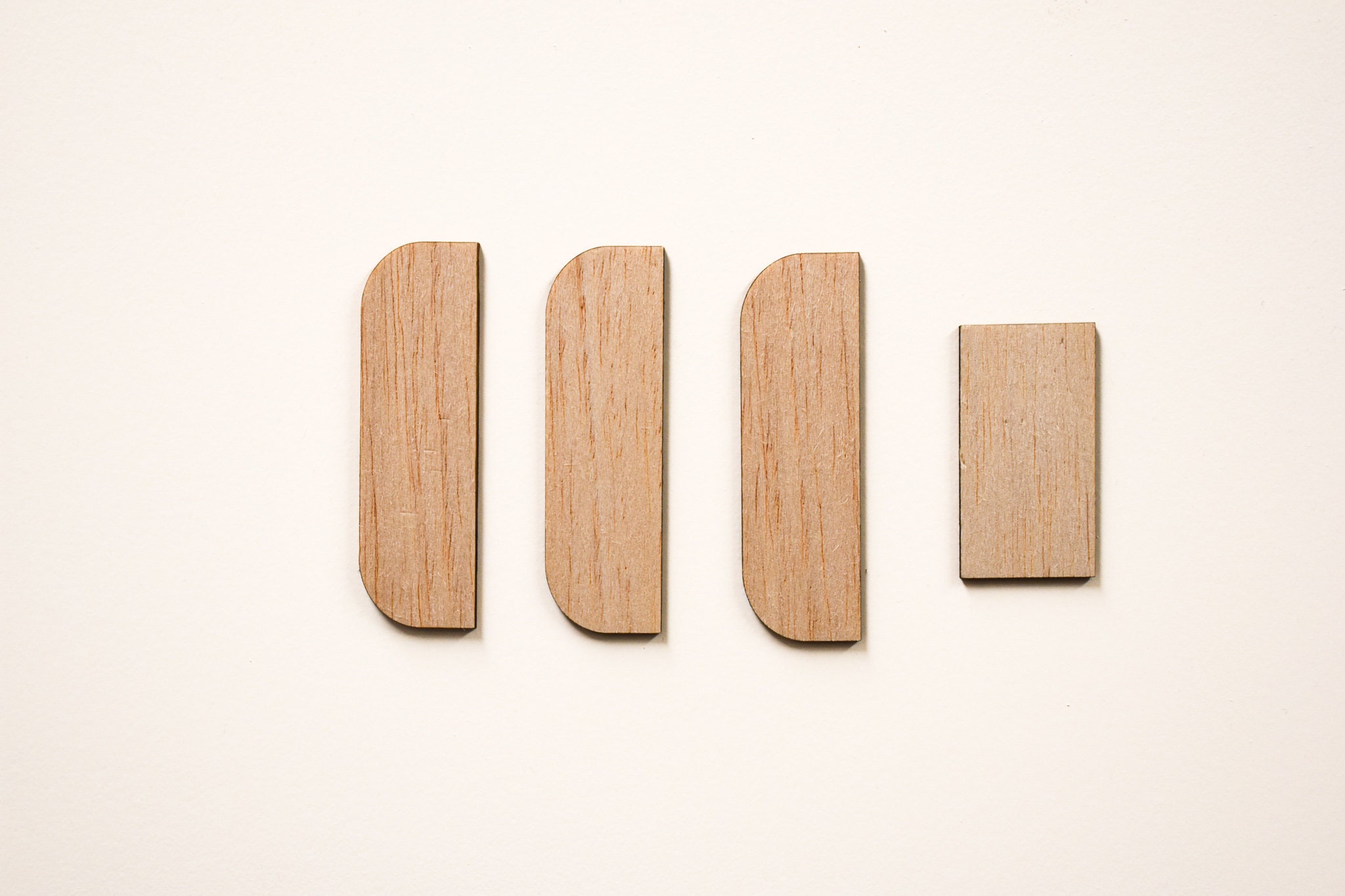 The Hinge Hider Door Hinge Filler Plates 3.5 Inch Wood - Etsy