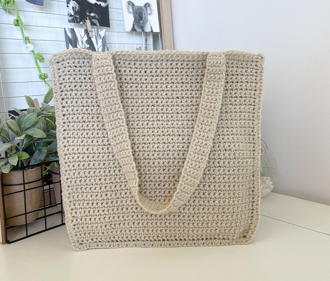 Small Crochet Tote Bag - PDF Pattern - Etsy