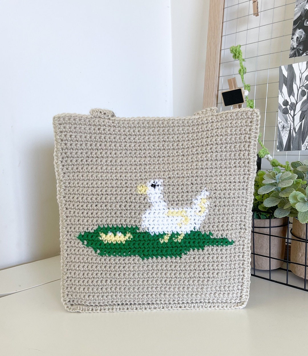 Small Duck Crochet Tote Bag - PDF Pattern - Etsy