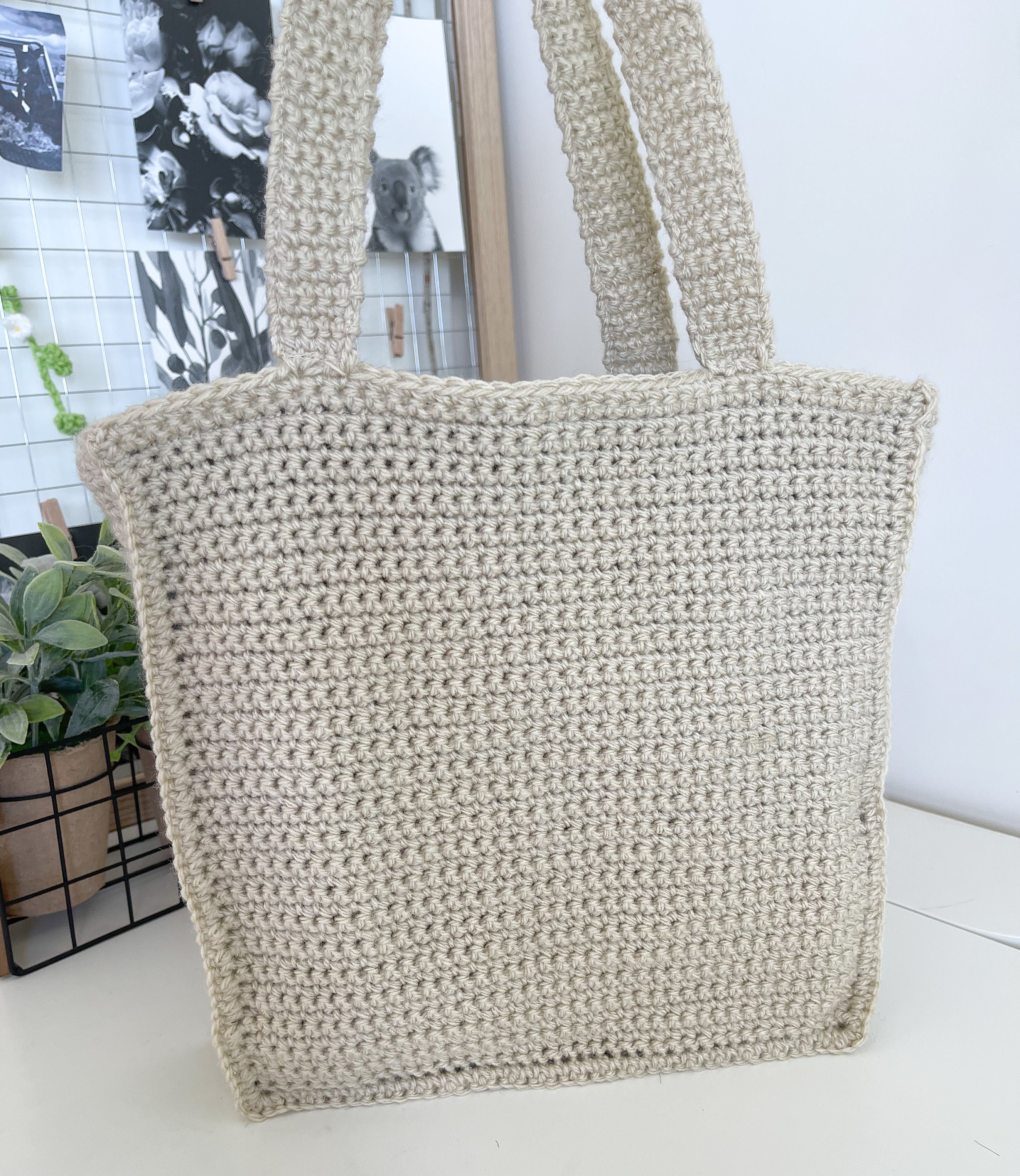 Small Crochet Tote Bag - PDF Pattern - Etsy