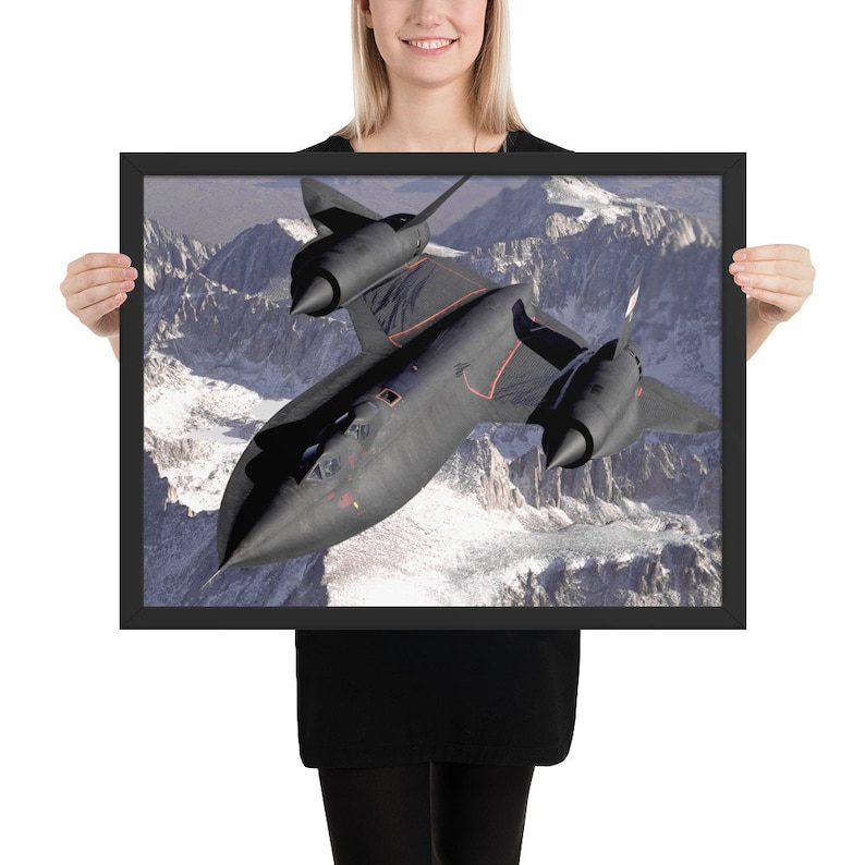 SR-71 Blackbird Framed Poster - Etsy