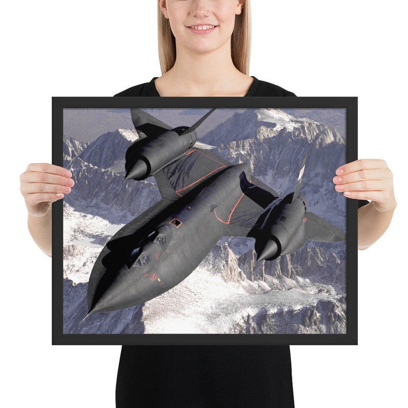 SR-71 Blackbird Framed Poster - Etsy