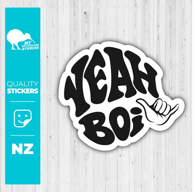 Yea Boi Sticker, Yea Boy Decal, Bro Decal, Maori Sticker, Kiwiana ...