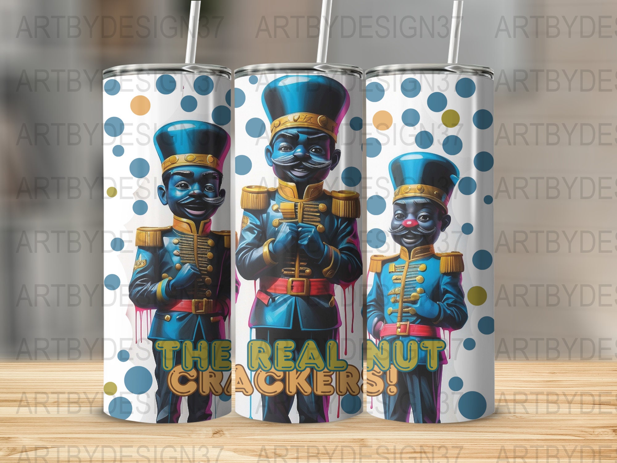 Nutcracker Designs 20oz Skinny Tumbler Sublimation Design, Straight ...