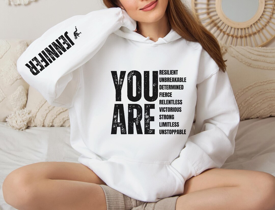 Personalized Girls Wrestling Hoodie, Motivational Gift for Wrestler ...