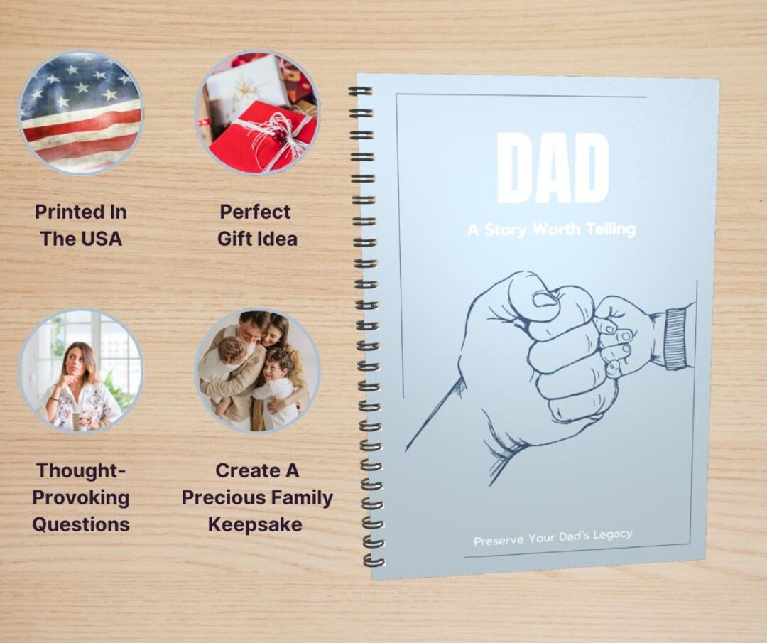 Dad: A Story Worth Telling Journal, Keepsake Journal for Dad, Gift for ...