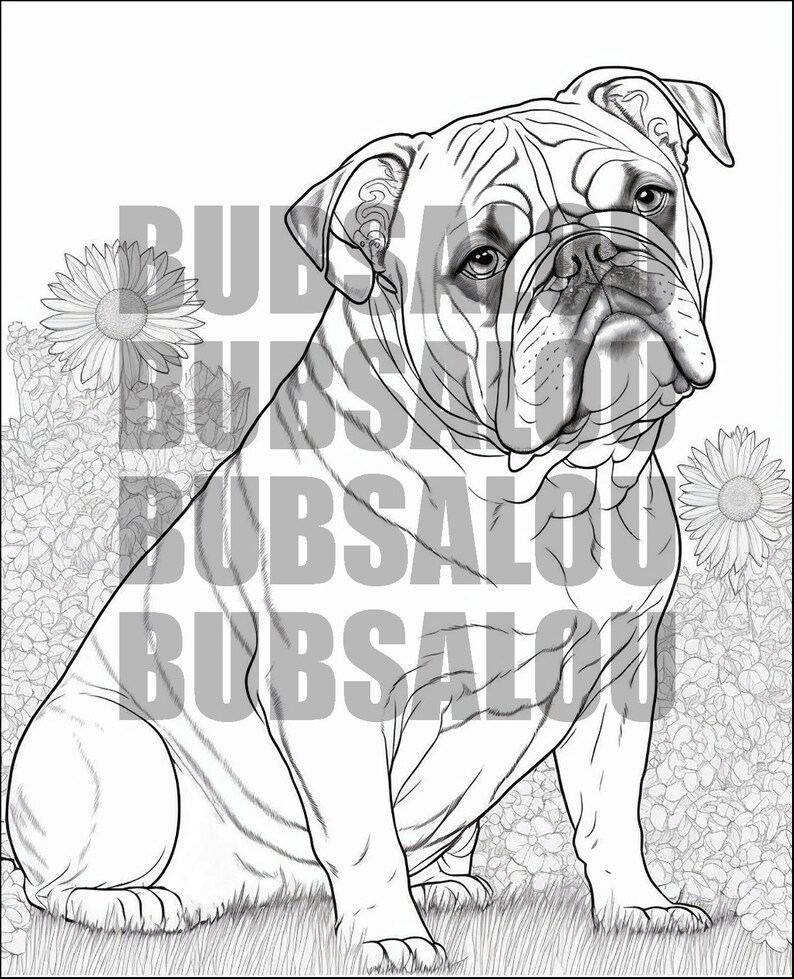 Doggy Coloring Pages! - Etsy