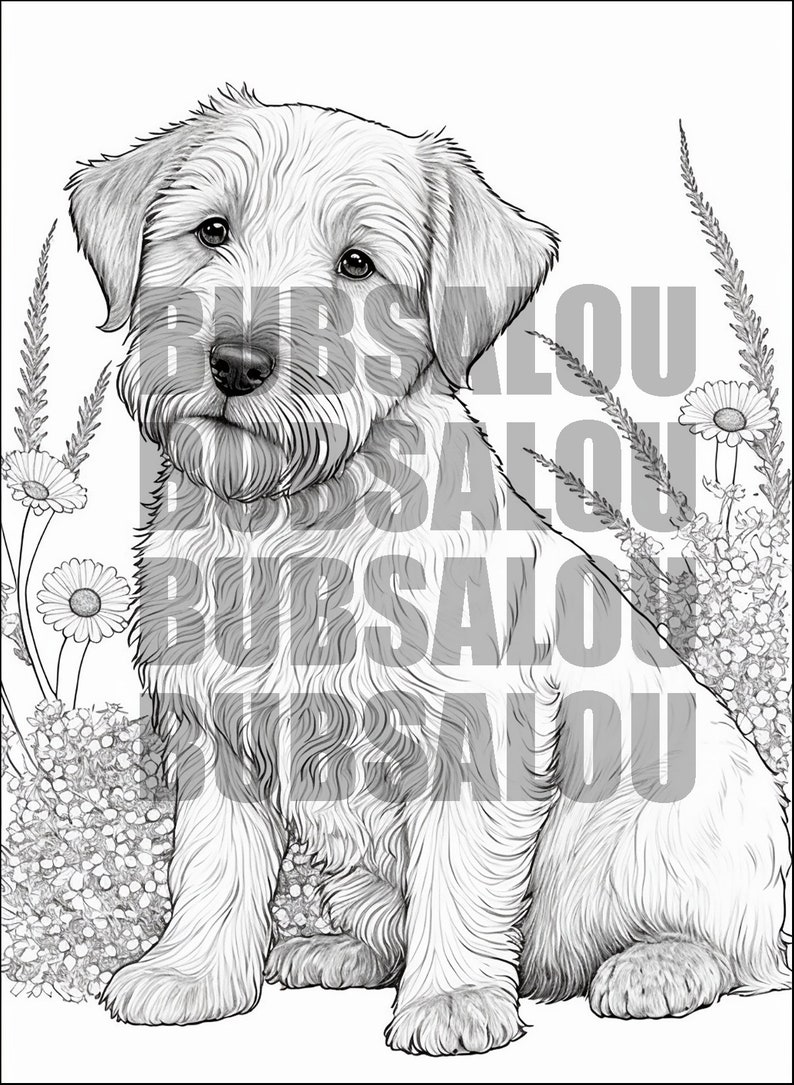 Doggy Coloring Pages! - Etsy