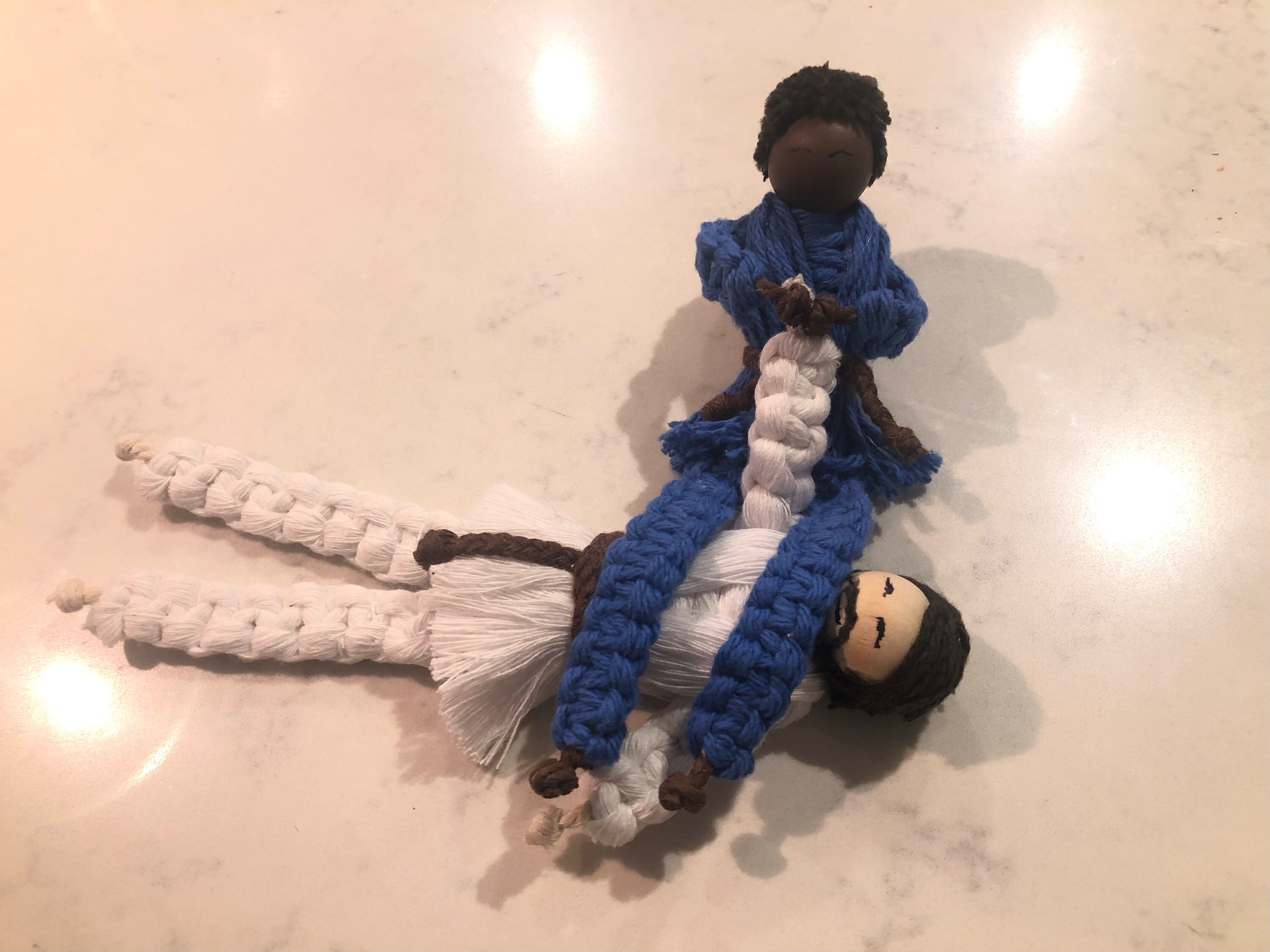 Personalized Macrame Doll, Jiu Jitsu Macrame Doll, Gift for Him, Male ...