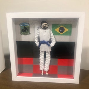 Personalized Macrame Doll, Jiu Jitsu Macrame Doll, Gift for Him, Male ...