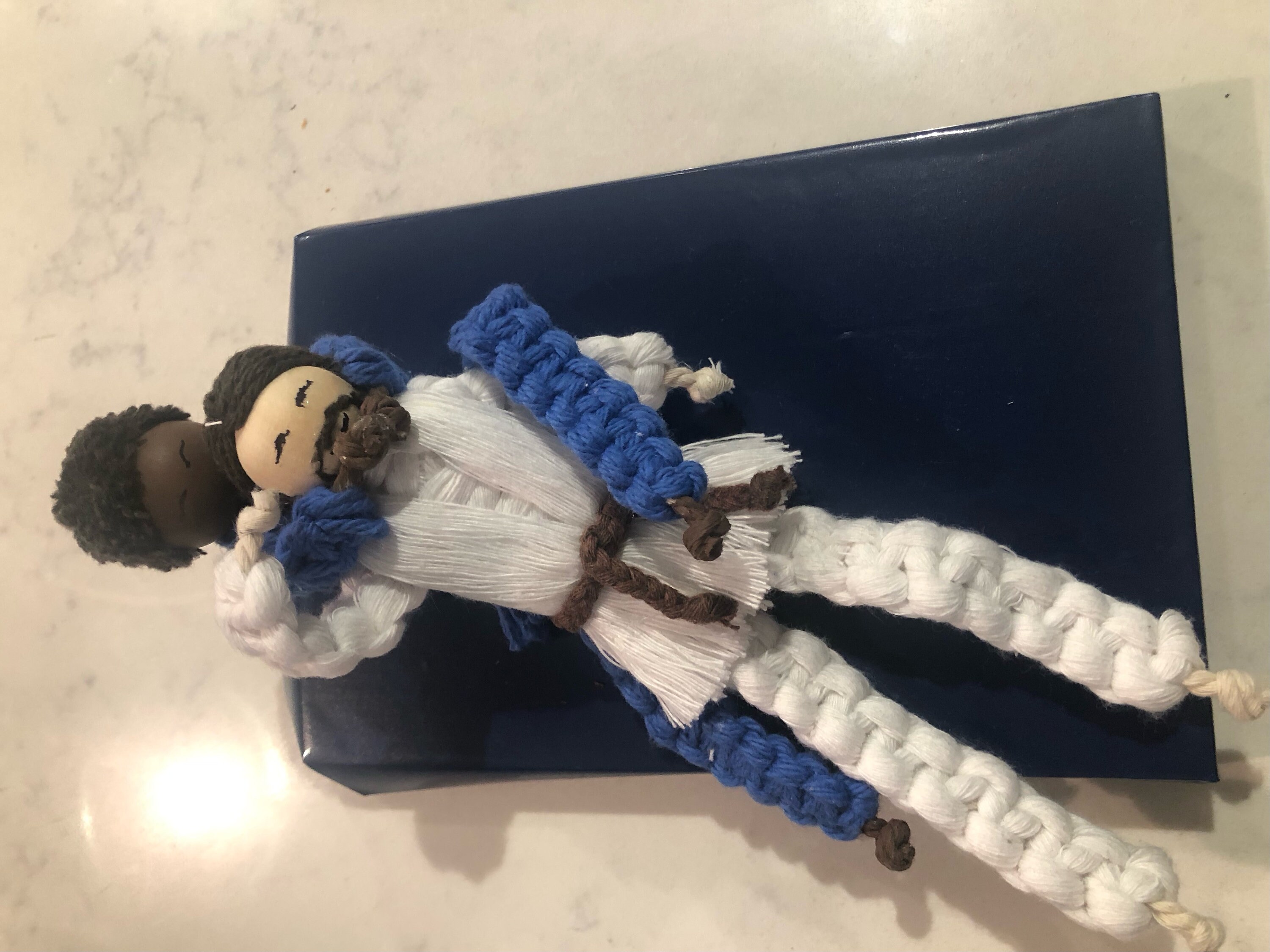 Personalized Macrame Doll, Jiu Jitsu Macrame Doll, Gift for Him, Male ...