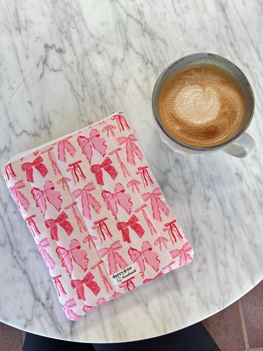 Coquette Quilted Kindle Paperwhite Sleeve, Kindle Signature Case, Pink ...