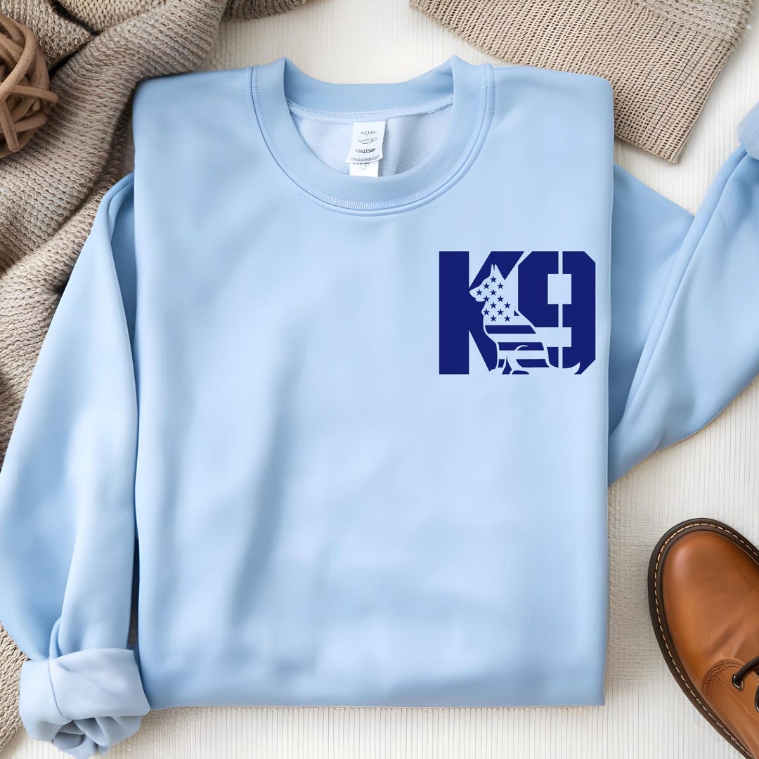 K9 Flag Handler Sweatshirt | SAR Dog Crewneck | Working Dog Gift ...