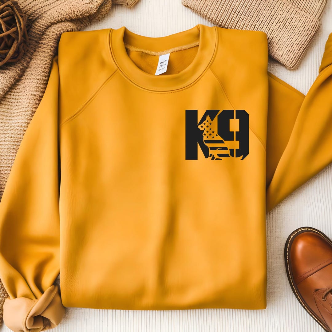 K9 Flag Handler Sweatshirt | SAR Dog Crewneck | Working Dog Gift ...