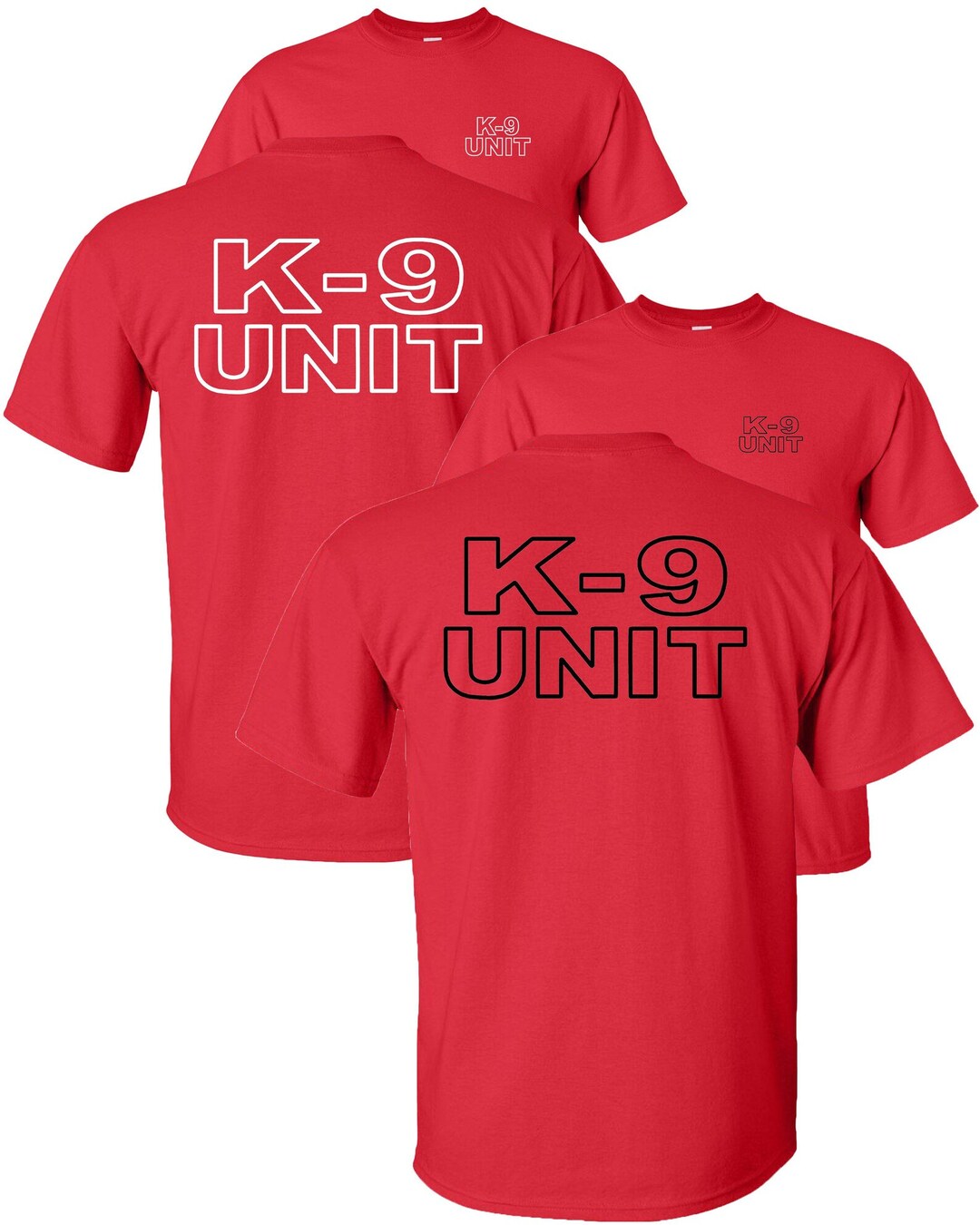 K9 Officer Shirt Gift, K9 Handler Hoodie, Custom K9 Thin Silver Line ...